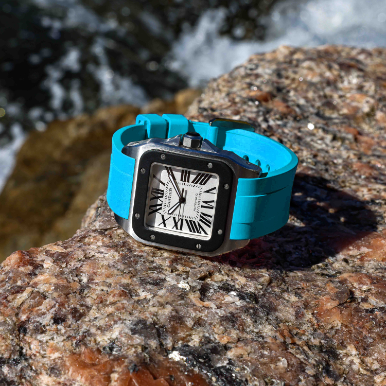 Rubber Watch Bands for Cartier Watches by Horus Straps