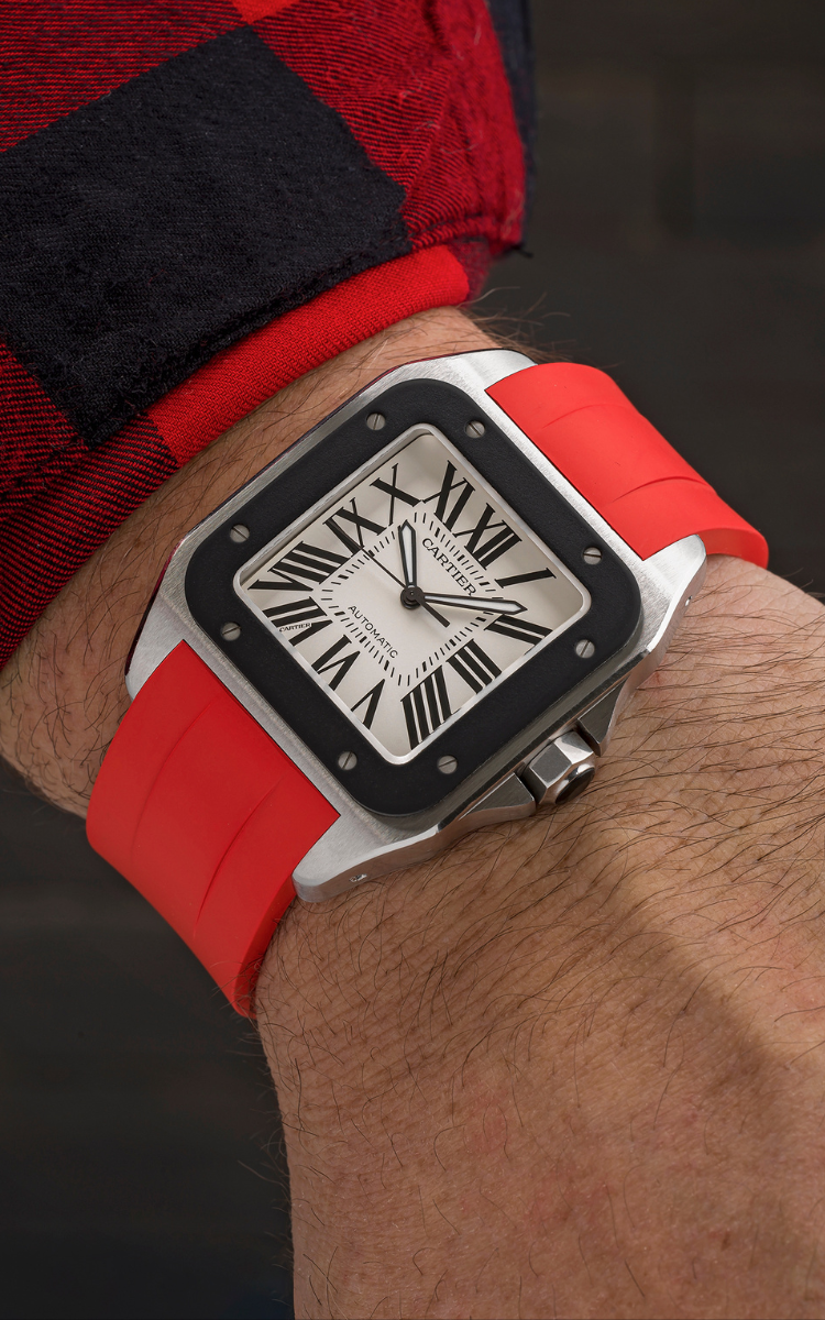 Rubber Watch Bands for Cartier Watches by Horus Straps