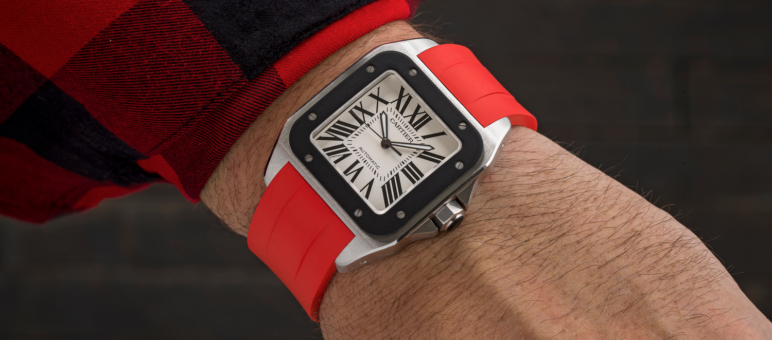 Rubber Watch Bands for Cartier Watches by Horus Straps