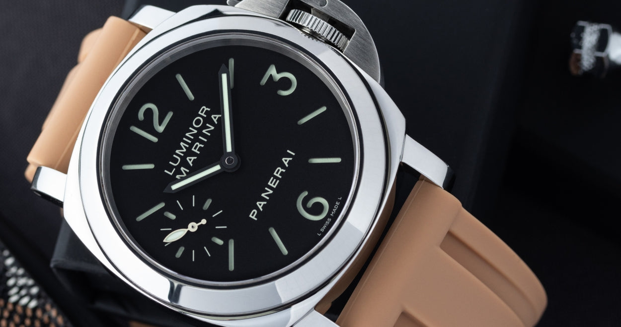 Rubber Strap for Panerai Luminor - Desert Sand – Horus Watch Straps