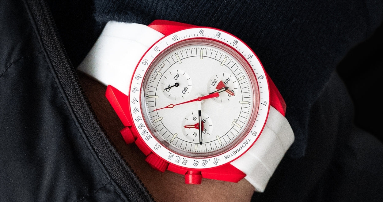 Rubber Strap for Swatch x Omega Moonswatch - Arctic White – Horus Watch ...