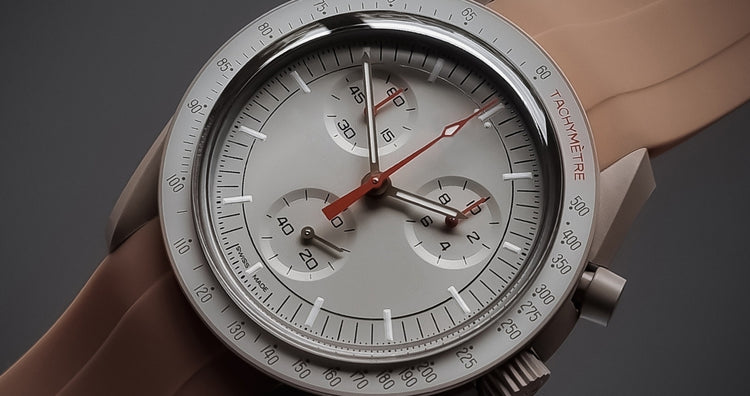 Rubber Strap for Swatch x Omega Moonswatch - Desert Sand – Horus Watch ...