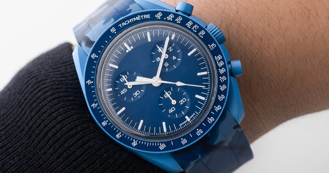 Rubber Strap for Swatch x Omega Moonswatch - Ocean Camo – Horus Watch ...