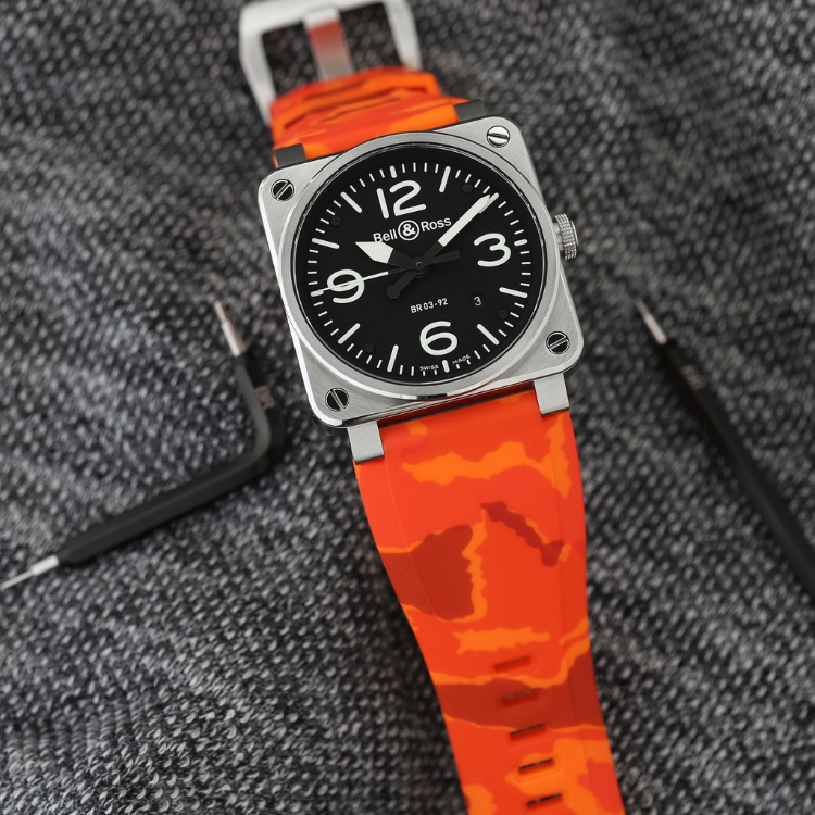 Rubber Watch Straps for Bell & Ross Watches by Horus Straps