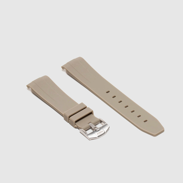 Rubber Strap for Omega Speedmaster - Hurricane Grey